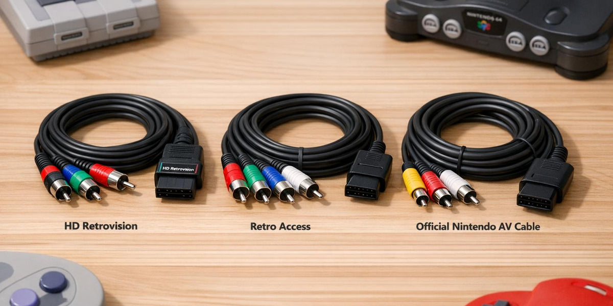 Best Component Cables for SNES and N64 — BJs Game Vault