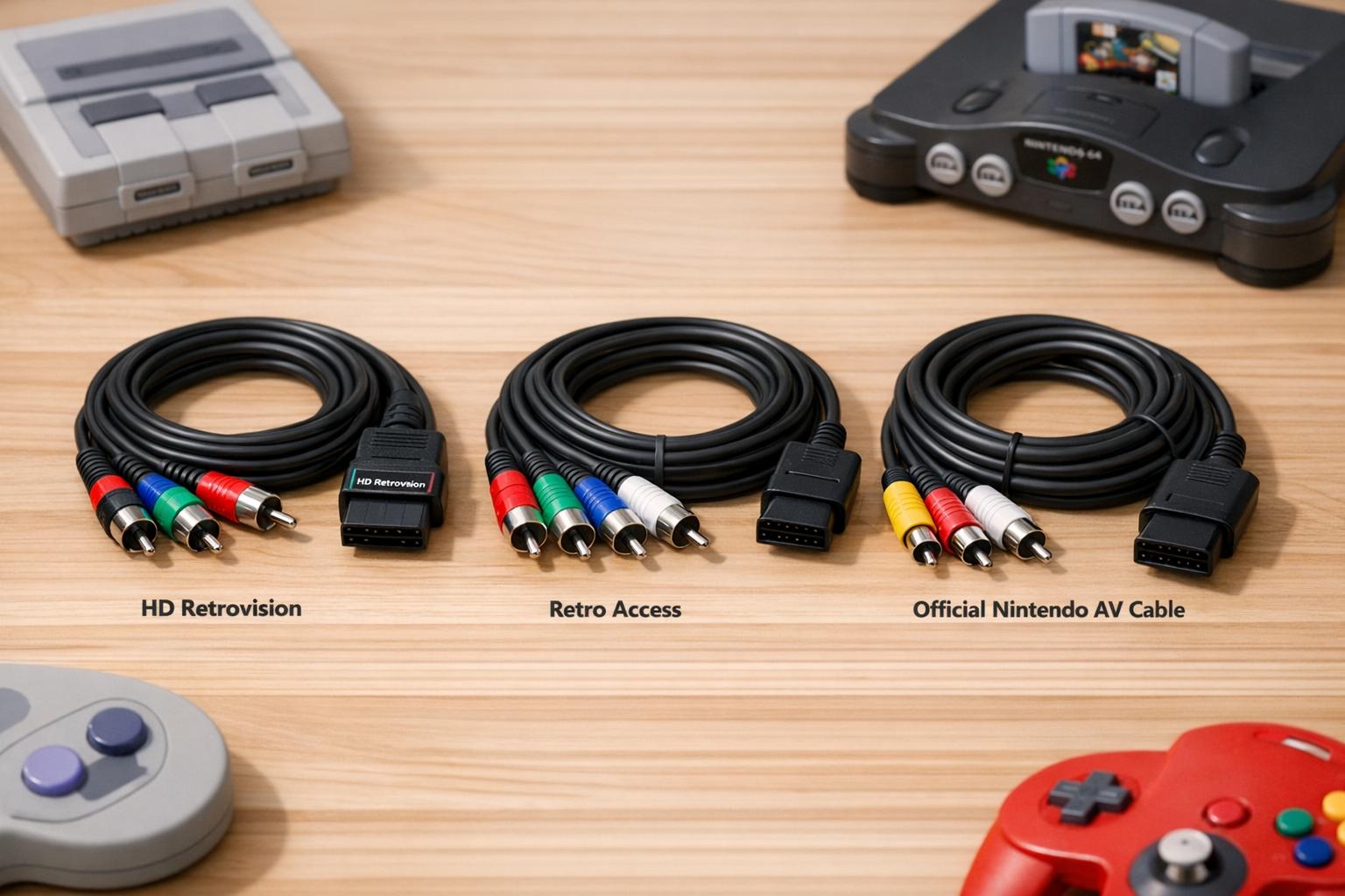Best Component Cables for SNES and N64 — BJs Game Vault