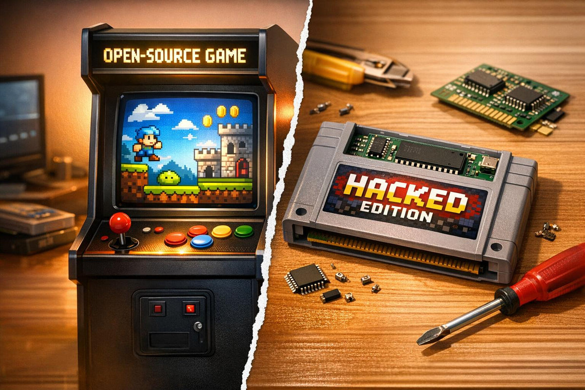 Open-Source Retro Games vs ROM Hacks — BJs Game Vault