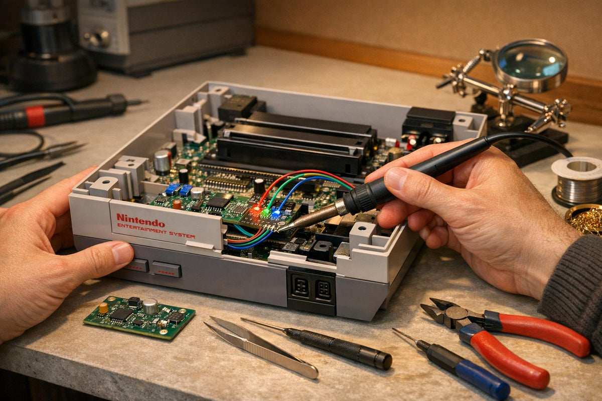 RGB Modding Services for NES Consoles — BJs Game Vault