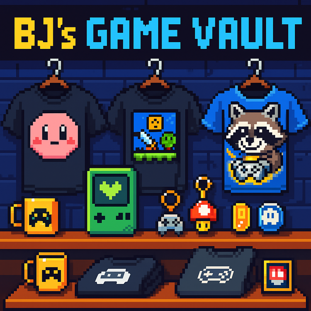 Video Game Merchandise — BJs Game Vault