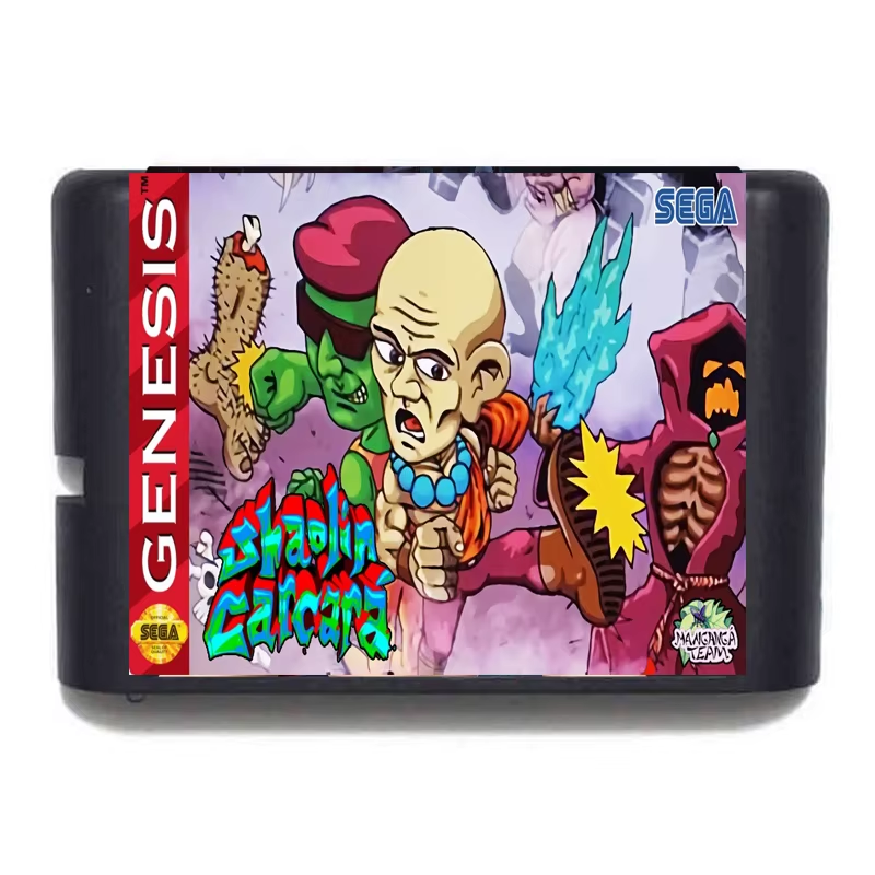 Shaolin Carcará 16-Bit Game Cartridge for Genesis Mega Drive USA Versi ...